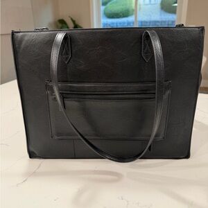 BEIS | Bags | Beis Black Work Tote Shoulder Bag | Poshmark